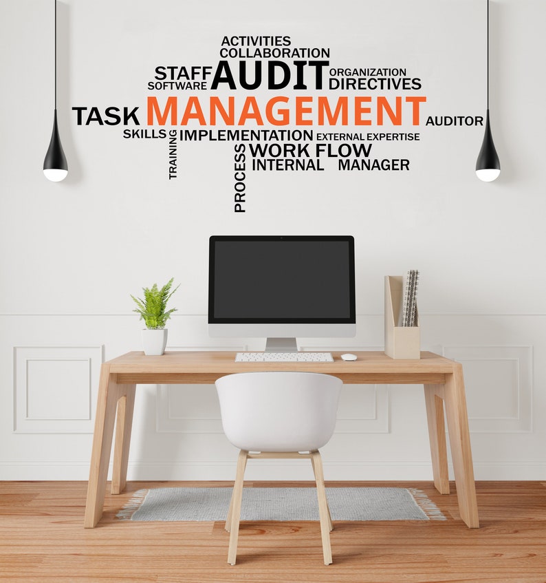 Audit Management Wall Decal Office Decor Work Business - Etsy
