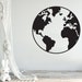 Earth Wall Decals,globe Planet Wall Decal,world Map Wall Decal,globe ...