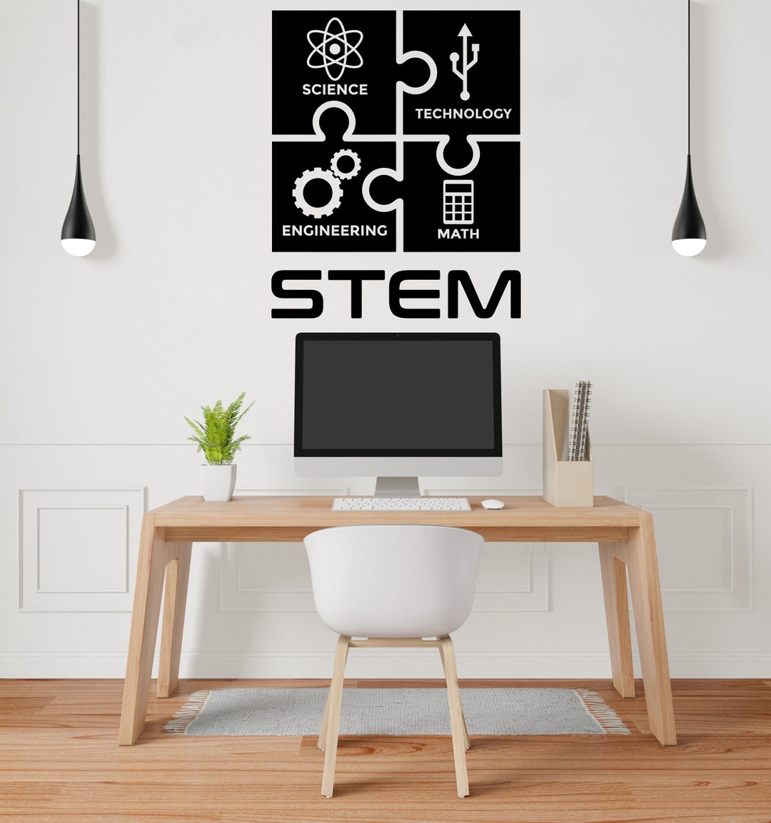 Stem Science Technology Engineering Math, Science Steam Wall Decal for ...