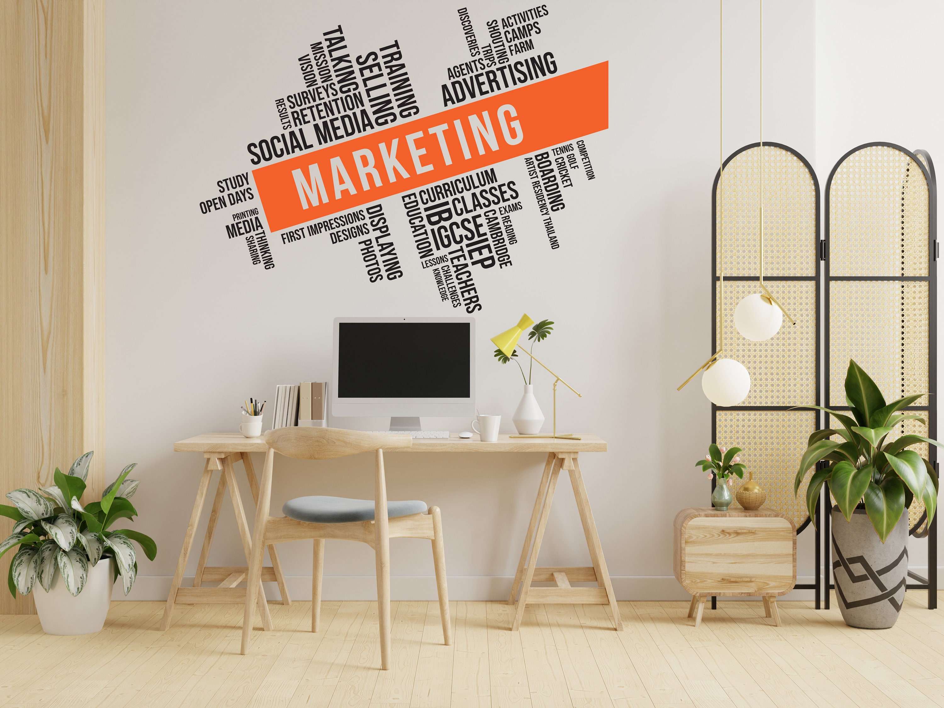 Marketing Office Wall Decor Marketing Wall Decal Marketing - Etsy
