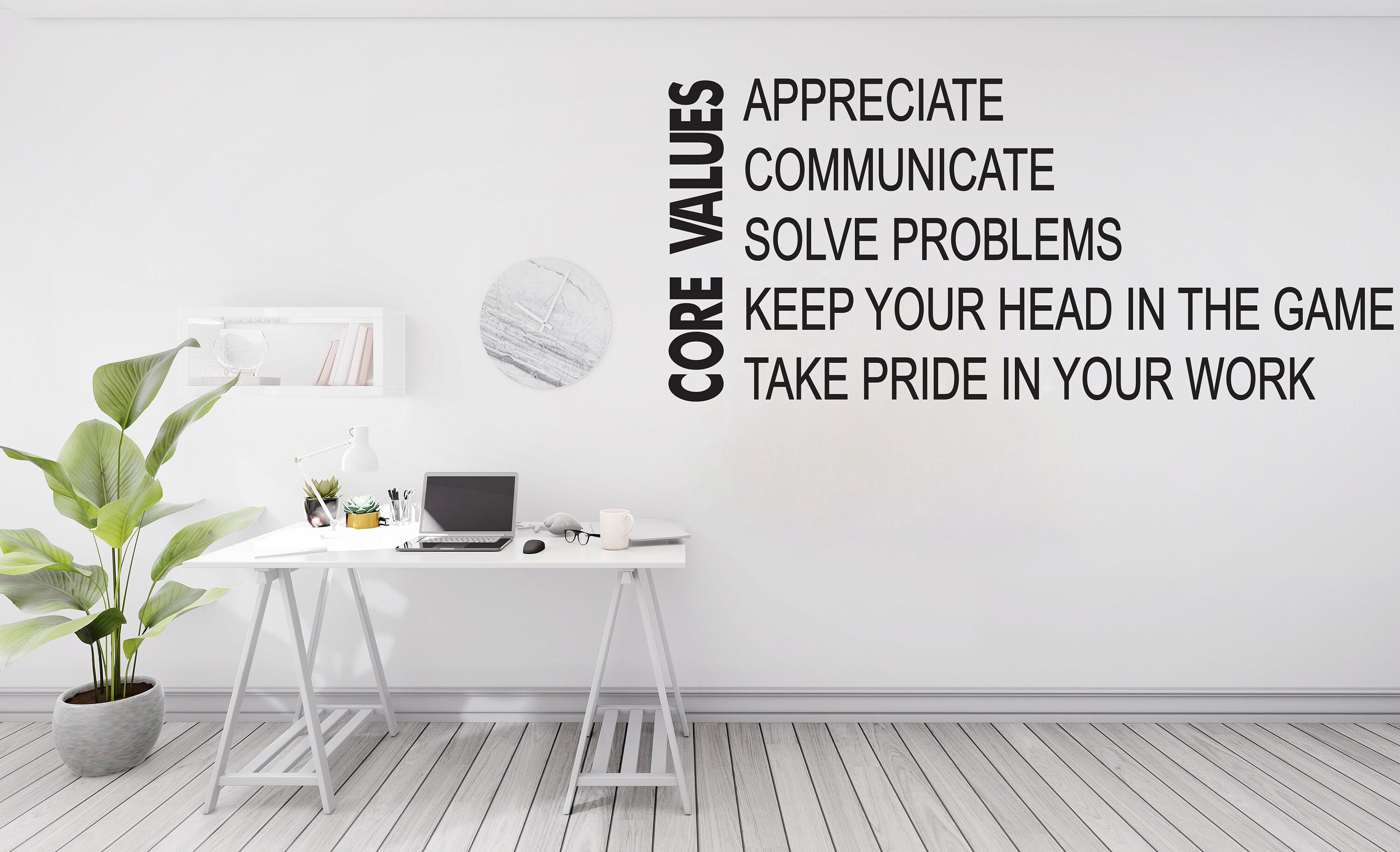 Core Values Our Values Office Wall Art Motivational Inspiring - Etsy ...