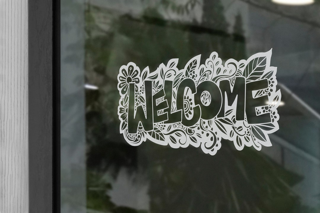 Welcome Foyer Wall Decal, Welcome Front Door Wall Decal for Front Door ...