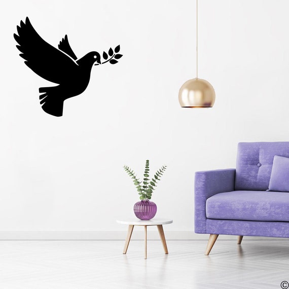 Flying Bird Wall Decal Vinyl Sticker Art Decor Bedroom Design | Etsy