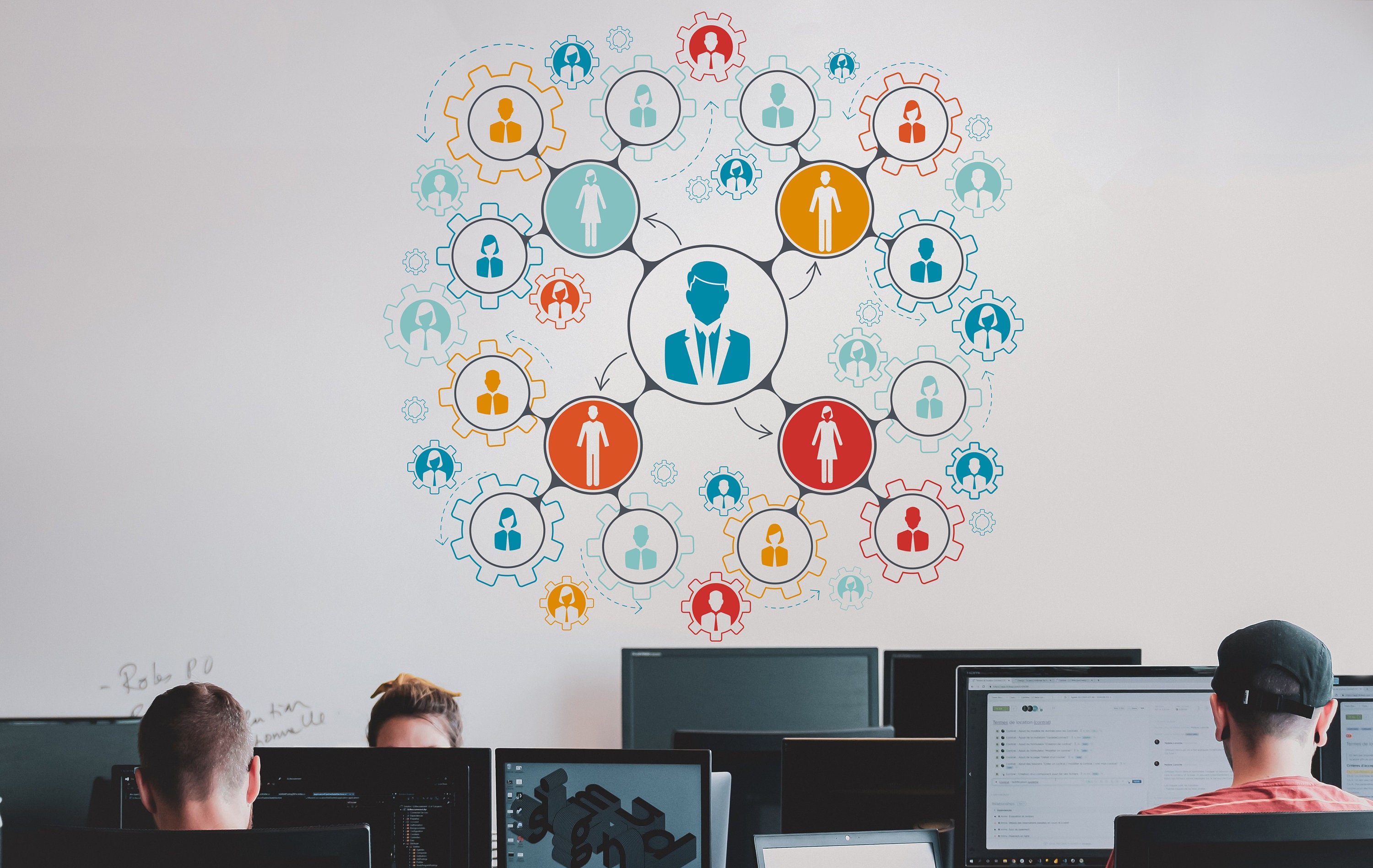 Teamwork Office Wall Decal Motivation Teamwork Success Idea - Etsy