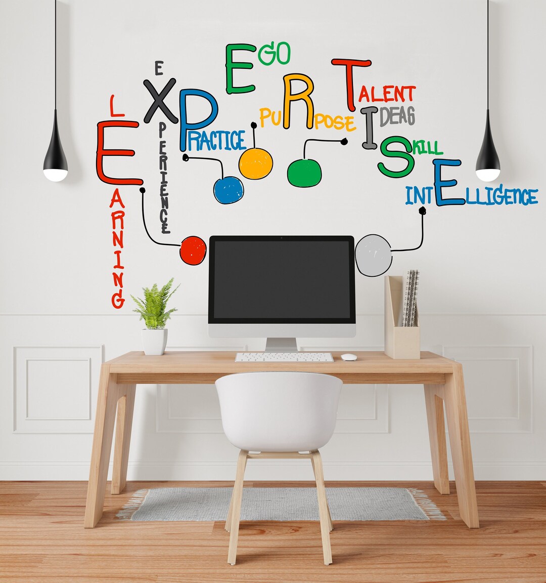 Expertise Vinyl Wall Art Decals, Talent Ideas Skill Intelligence ...