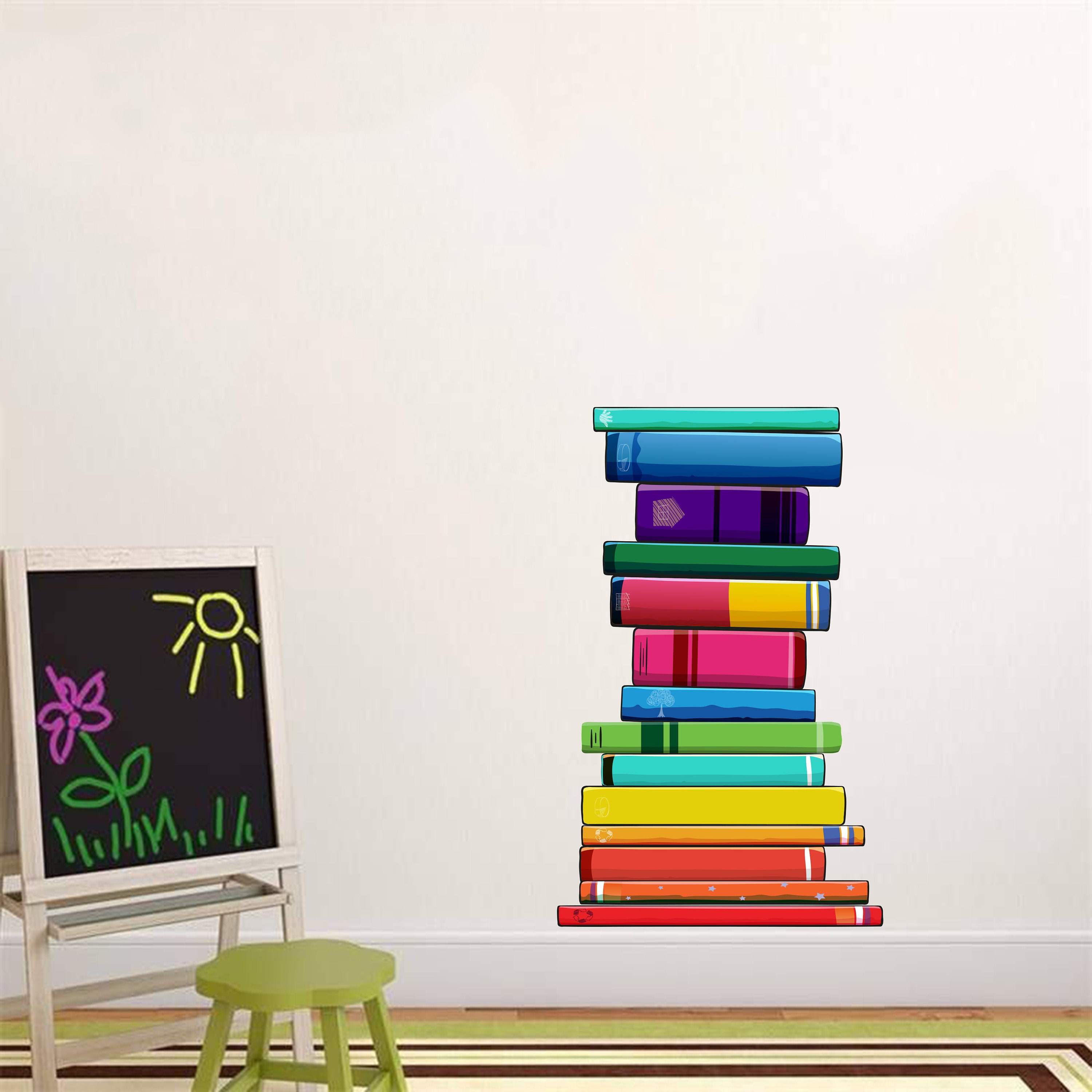 Books Vinyl Wall Art Decal for Home Library Wall Decal - Etsy