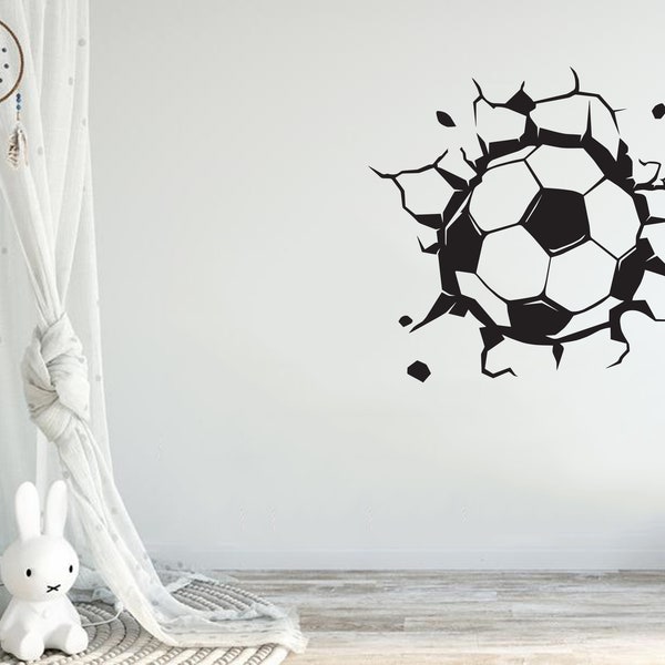 Soccer Wall Decal - Etsy