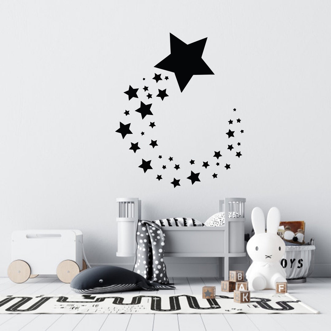 Kids Room Stars Decoration Wall Decal Stickers Wall Art Decor Stars ...