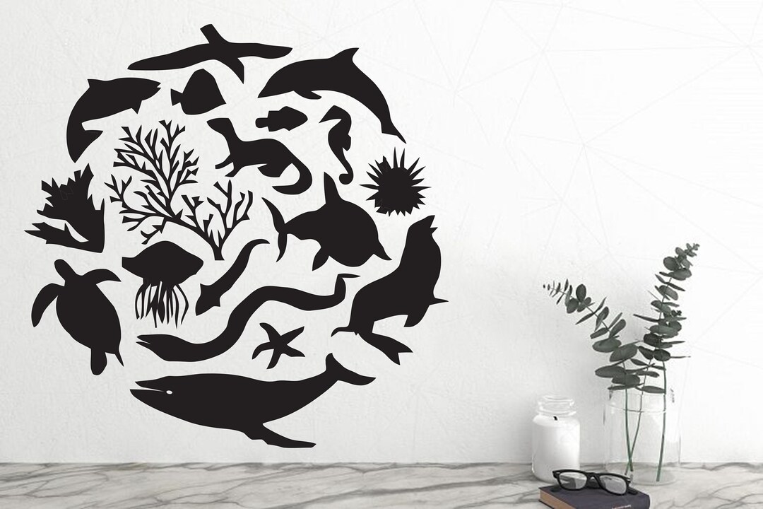 Biological Diversity Decals,biodiversity Wall Decal,wild Life Stickers ...