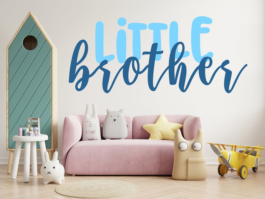 Little Brother Room Decor Baby Toddler Child Nursery Wall Art Decal ...