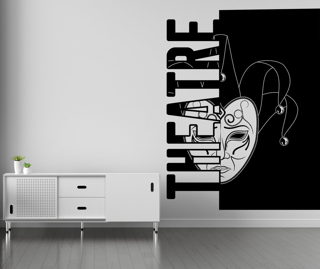 Theatre Home Cinema Wall Decal, Theatre Wall Art Sticker-theater Room ...