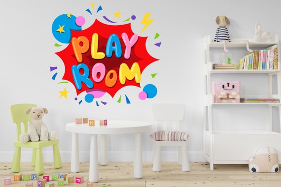 Play Room Sign Wall Art Decal Kids Room Decor Play Room - Etsy