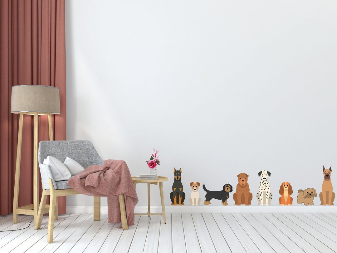 Dog Wall Decals, Grooming Wall Decor, Veterinary Decals, Pet Lover Gift ...