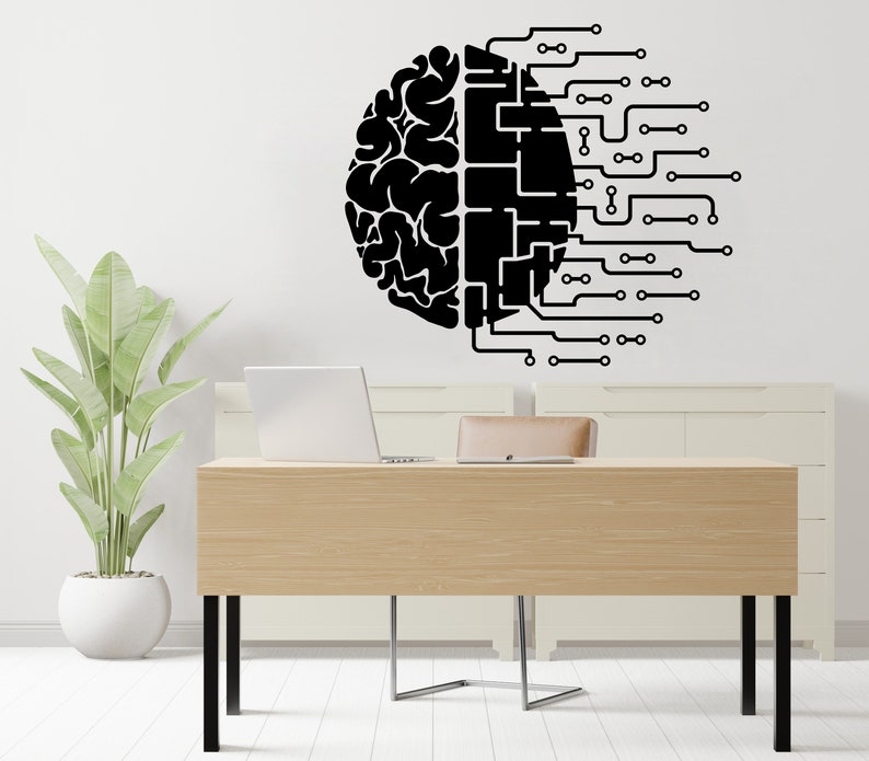 Circuit Board Wall Decal Technology Vinyl Wall Art Decals - Etsy