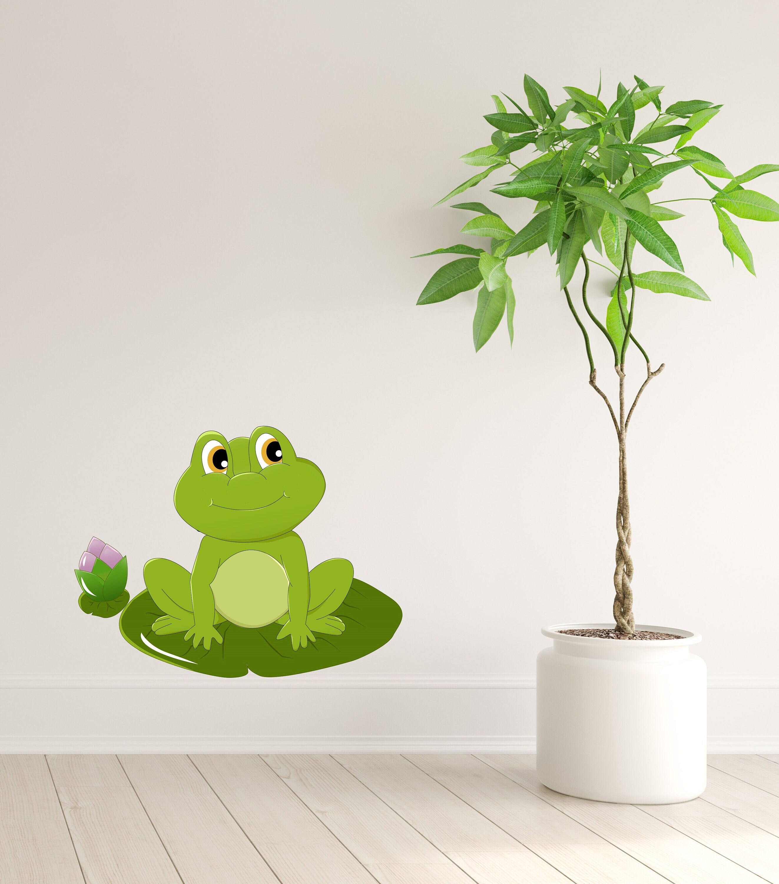 Frog Decals For Walls Tree Frog Wall Decal Etsy