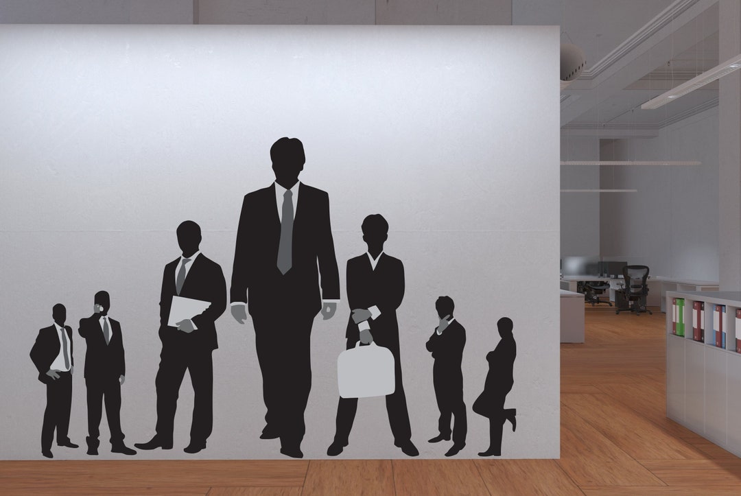 Office Wall Vinyl Sticker Decals, Work Office Wall Decal, Business Wall ...