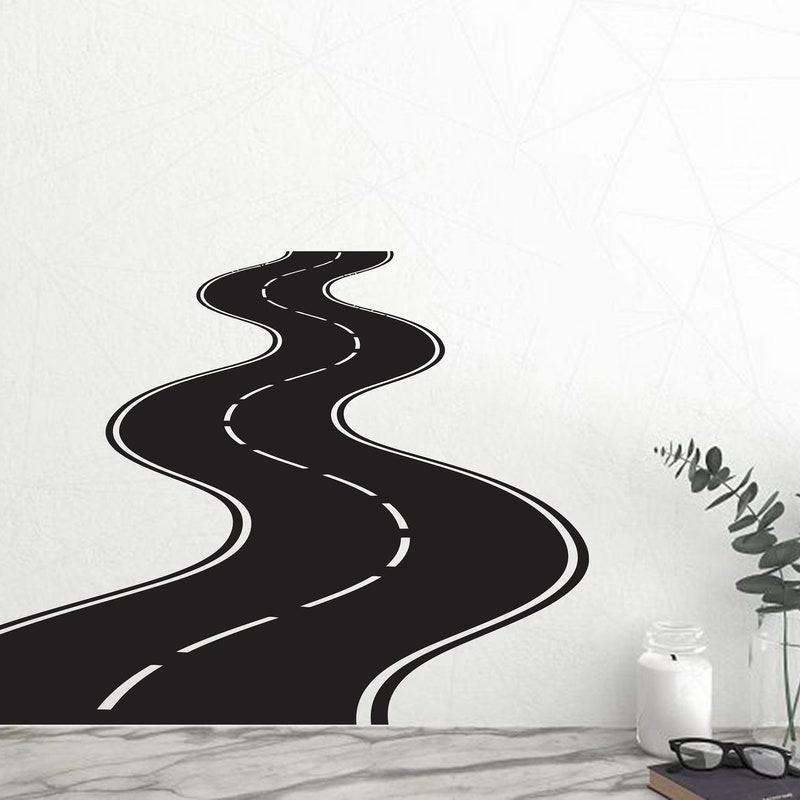 Road Wall Decal - Etsy UK
