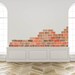 Bricks Wall Decal, Watercolor Bricks Mural, Bricks Wall Sticker, Brick ...