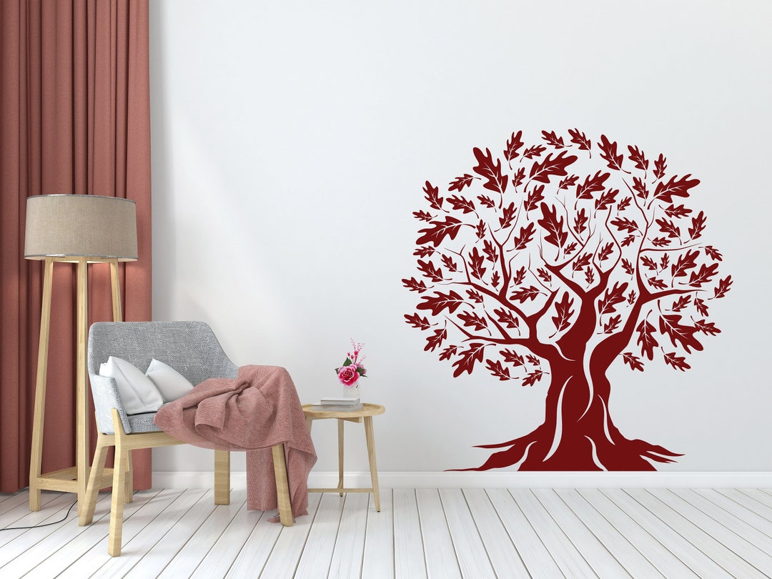 Tree Wall Art Decor Kids Room Tree Mural Sticker Kids - Etsy