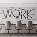 Work Office Wall Decal, Business Wall Decal Decoration, Office Wall ...