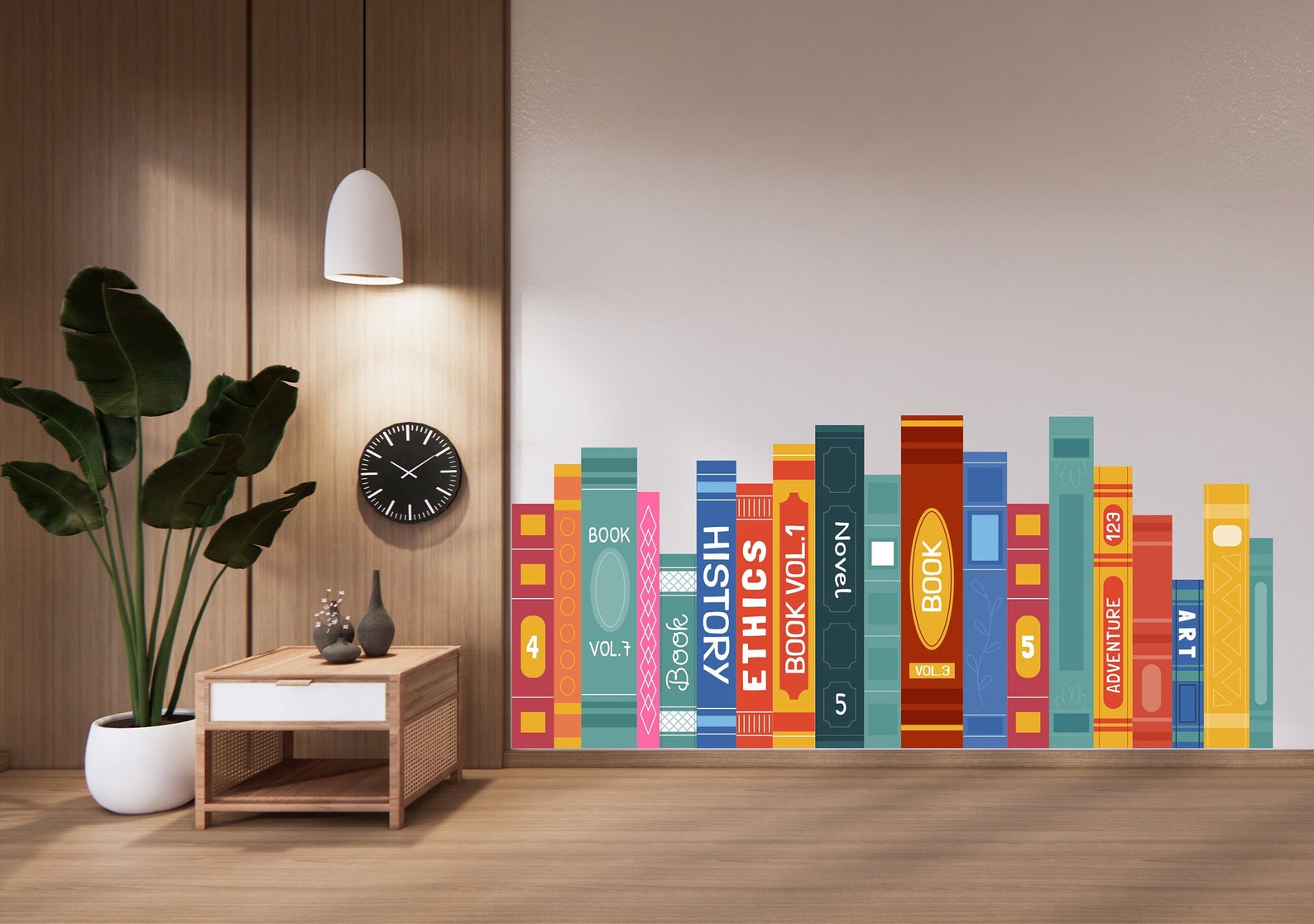 Library Book Vinyl Wall Art Decals, Library Wall Decal, Education ...