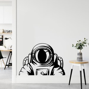 Astronaut Wall Decals, Astronaut Room Decor, Outer Space Wall Decal ...