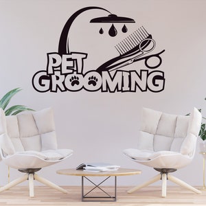 Grooming Salon Wall Decor, Dog Decals, Veterinary Decals, Pet Lover ...