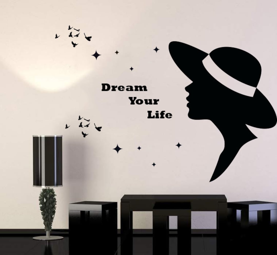 Decoration Wall Decal Stickers Wall Art Decor Dream Your Life Birds ...