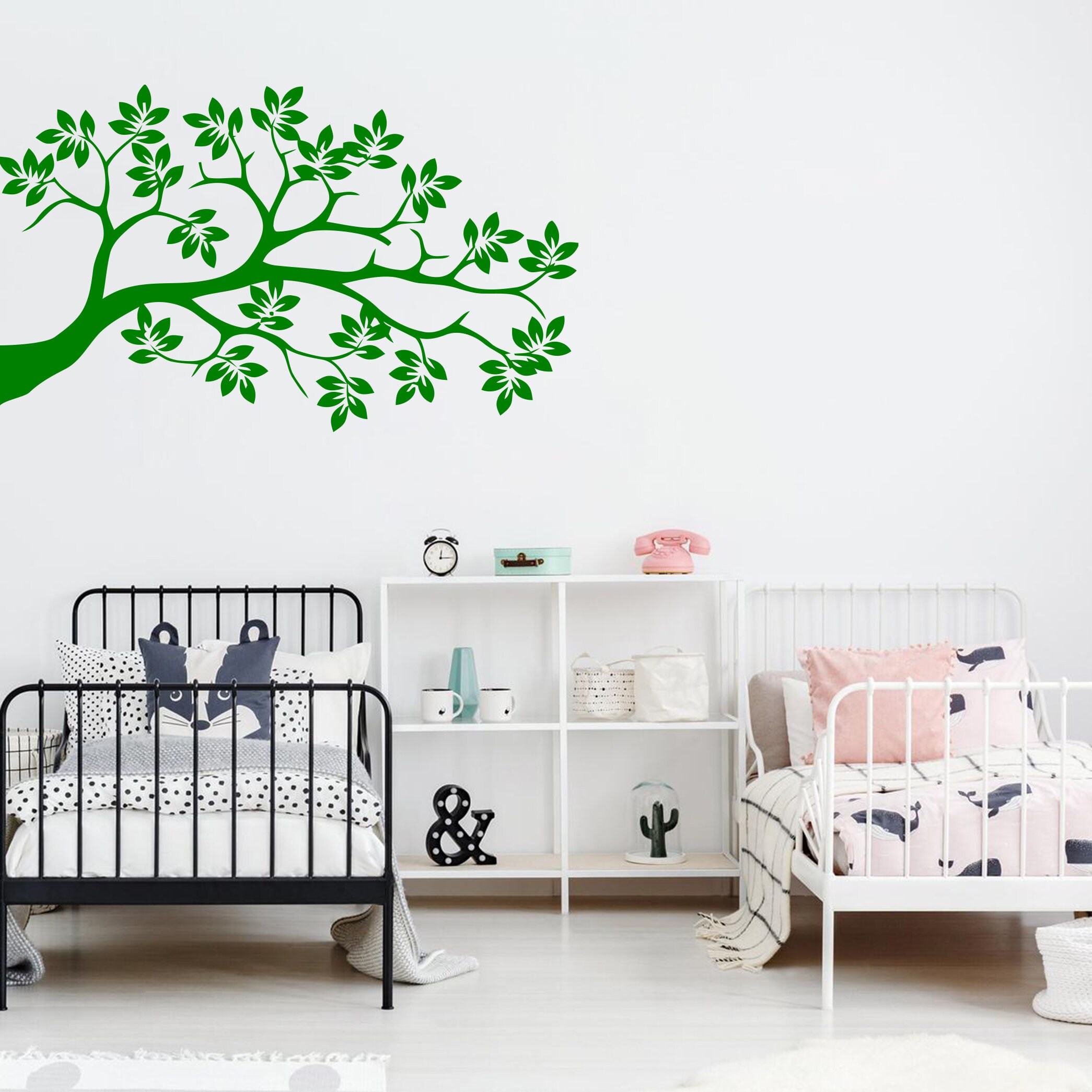 Tree Wall Decal Trees Vinyl Sticker Tree Leaf Decor Tree | Etsy