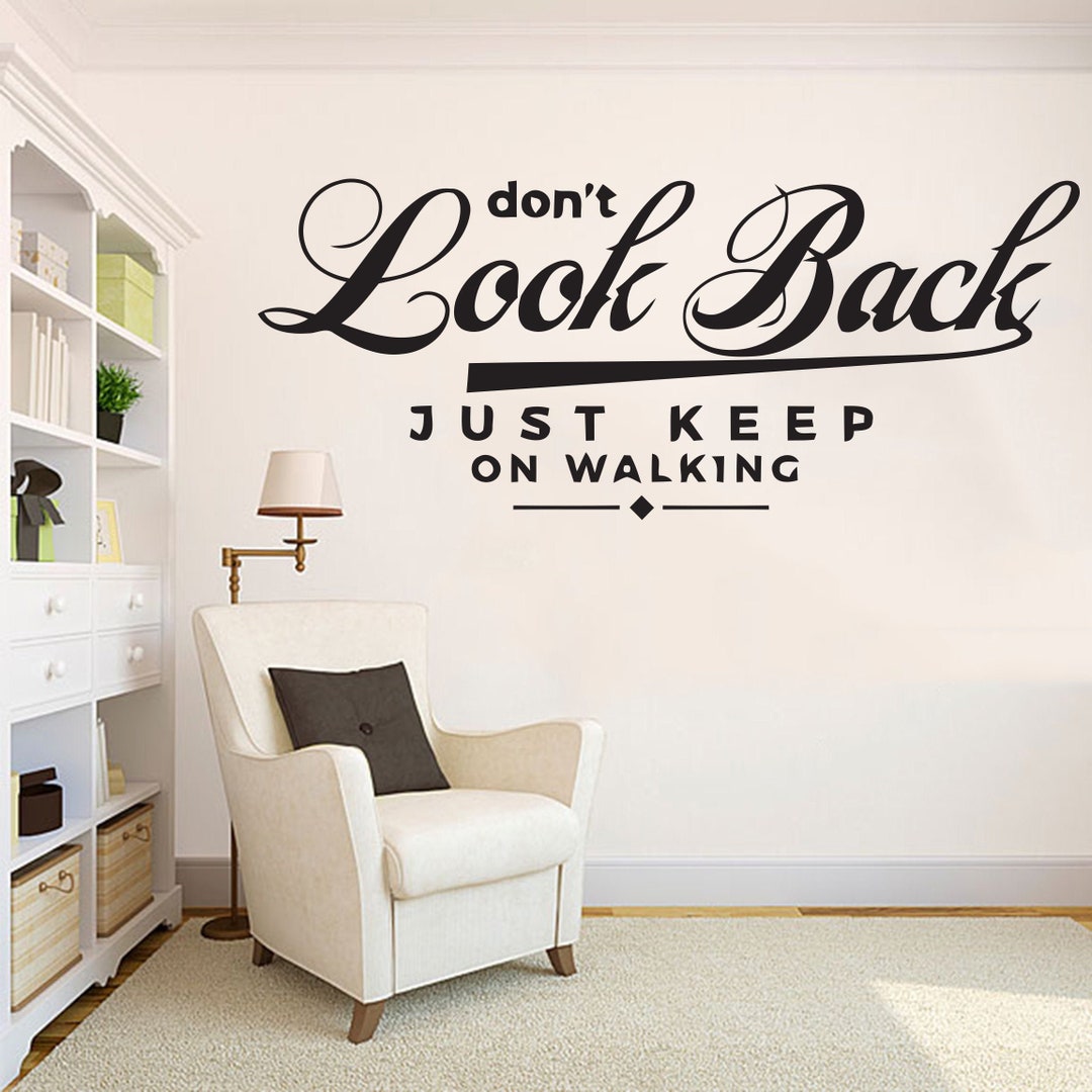 Quotes Wall Vinyl Decals Life Quotes Inspirational Walking Quotes ...