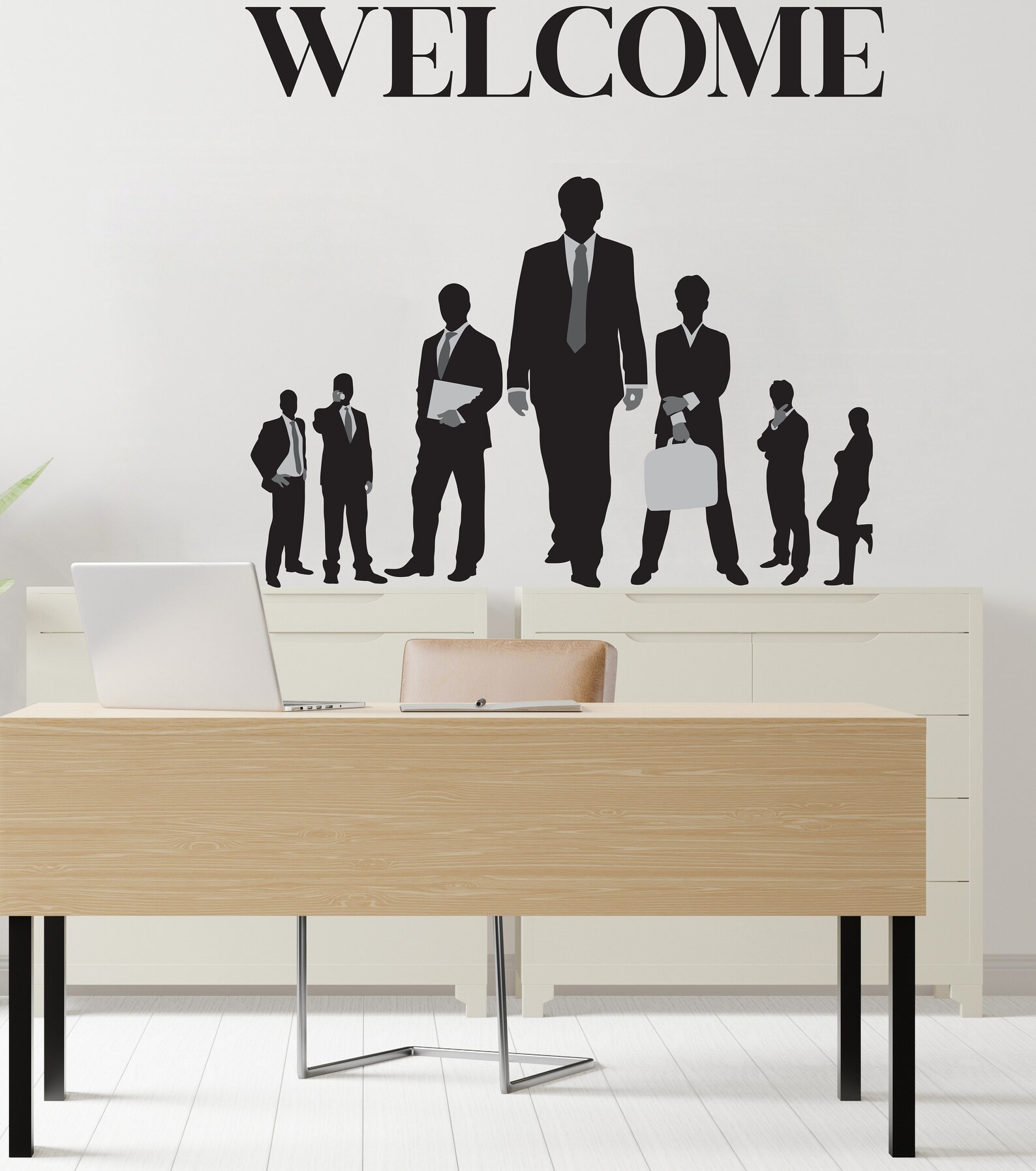 Welcome Sign Office Wall Decal Business Wall Art Decal - Etsy