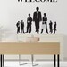 Welcome Sign Office Wall Decal, Business Wall Art Decal, Office Wall ...
