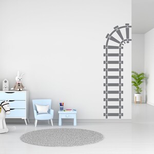Railroad Track Wall Vinyl Stickers Train Track Wall Decals Train ...