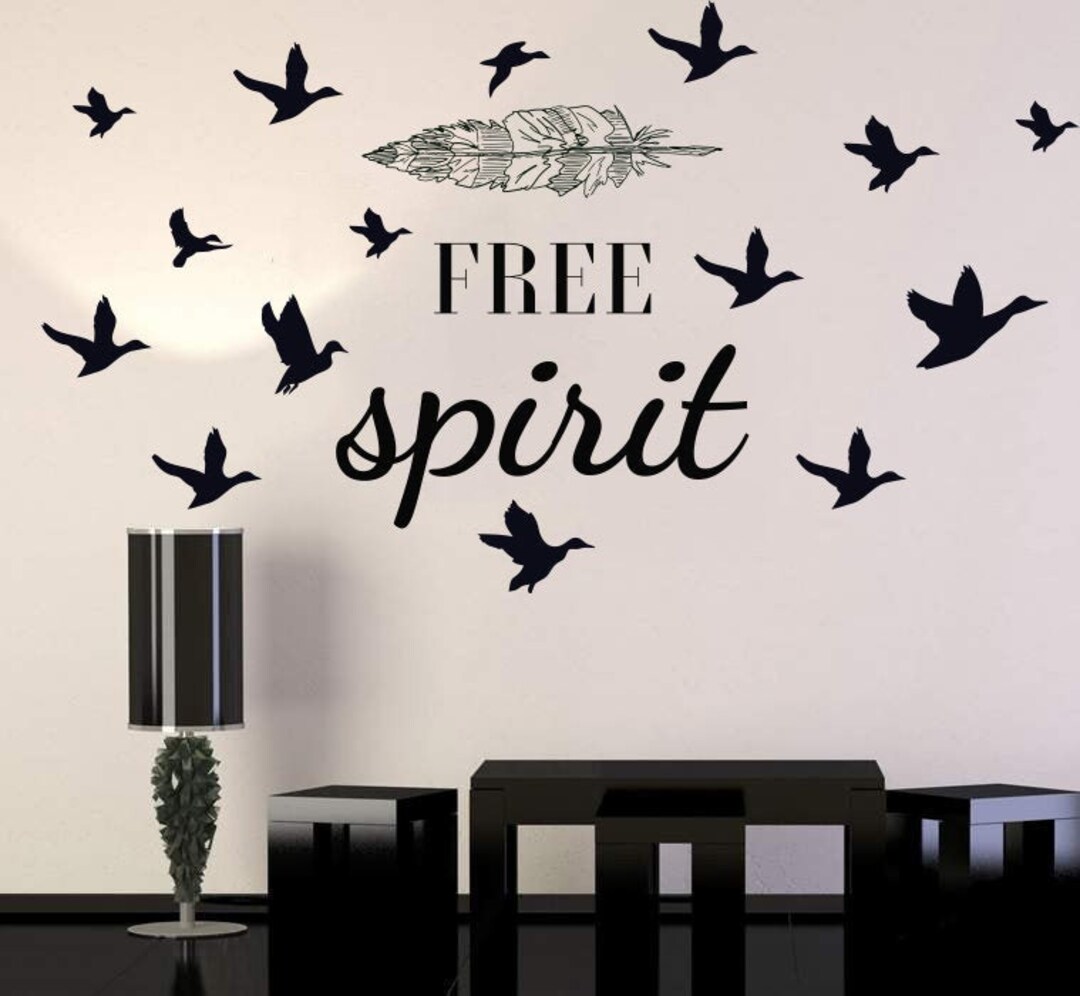 Birds Wall Decal Birds Stickers Wall Art Birds Decor Decoration Bird ...