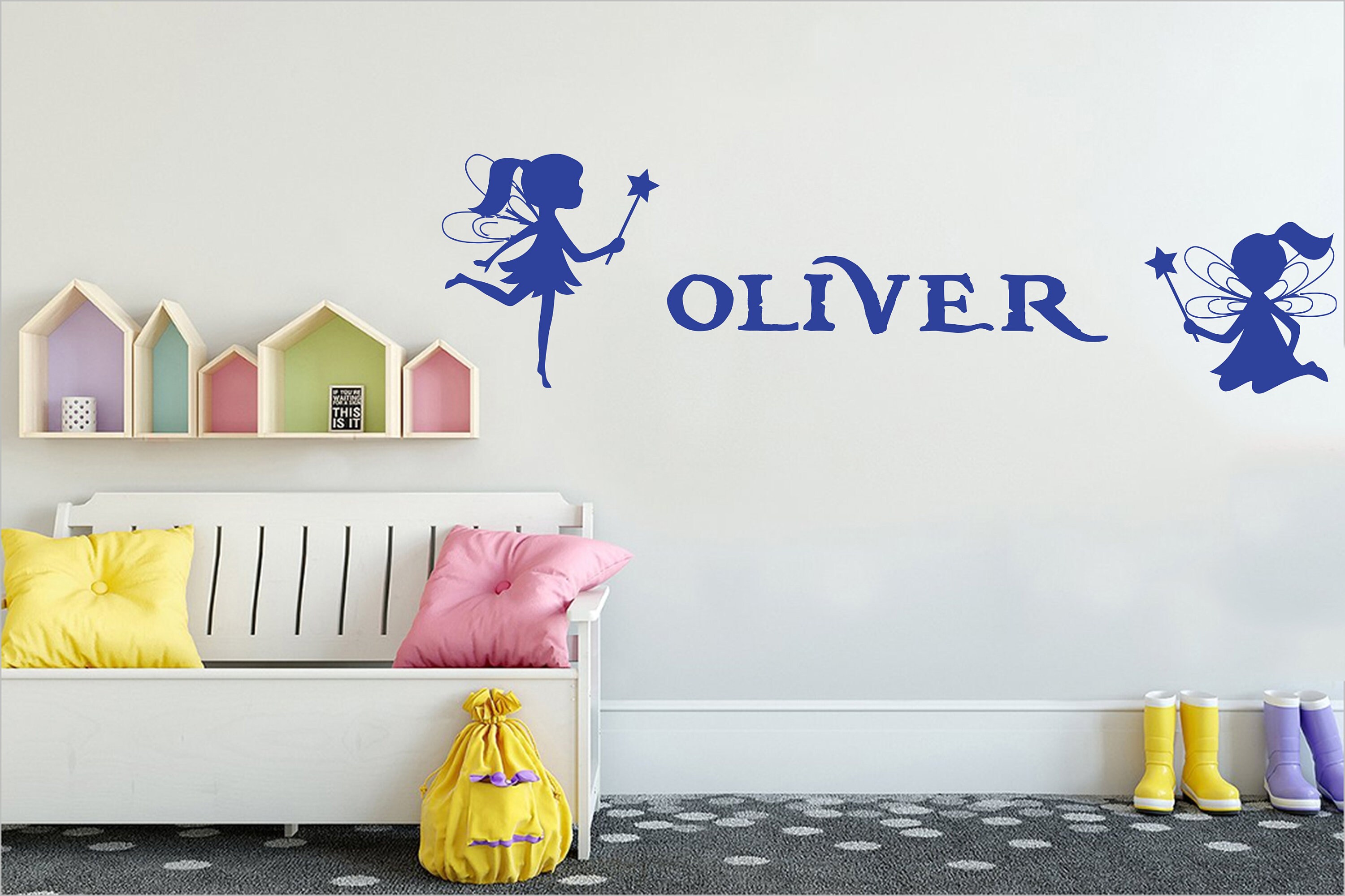 Fairy Wall Decals Custom Fairy Magic Wand Decal Fairy Decor - Etsy