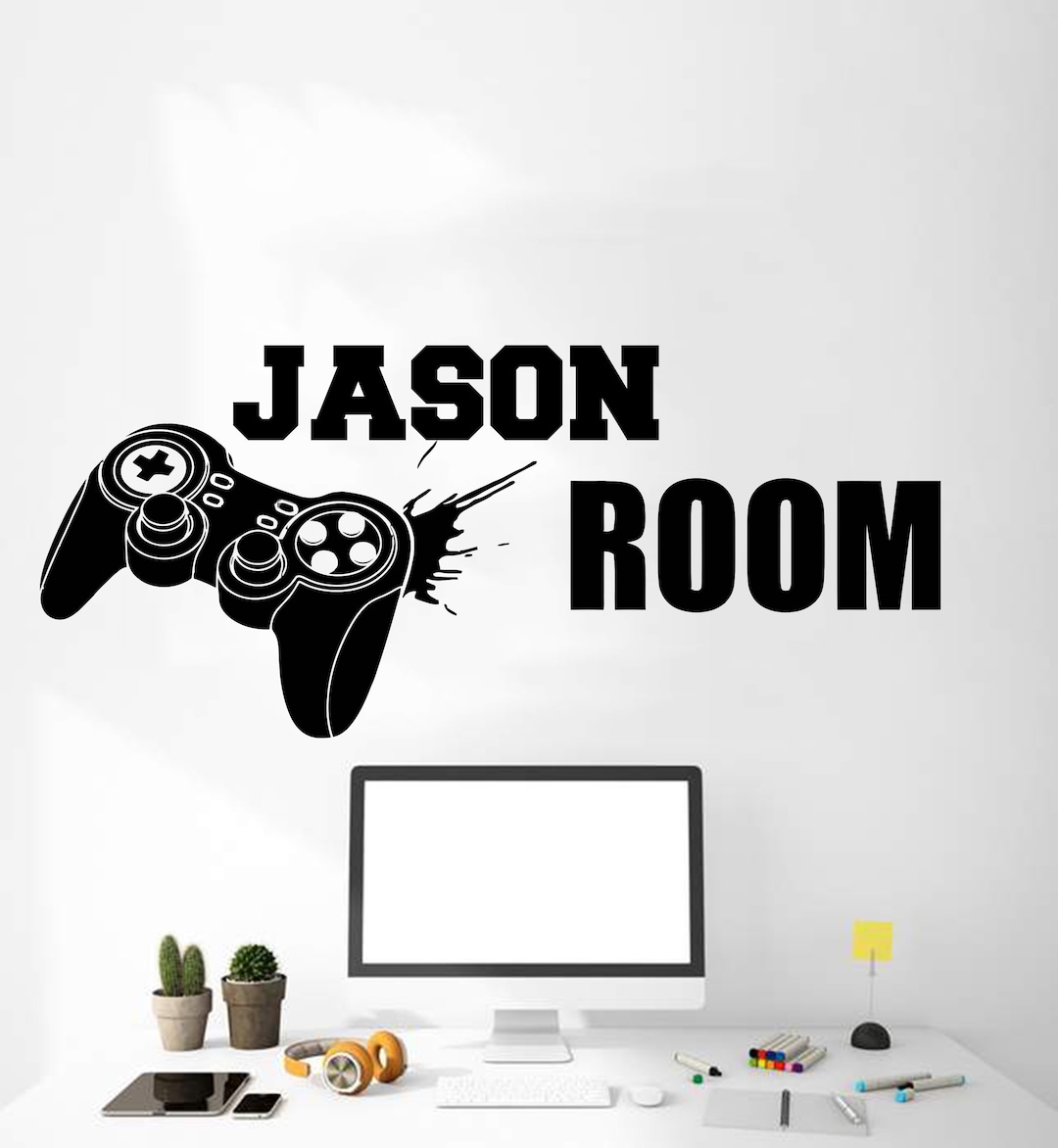 Custom Personalized for Your Kids Controller Stickers Gamer - Etsy