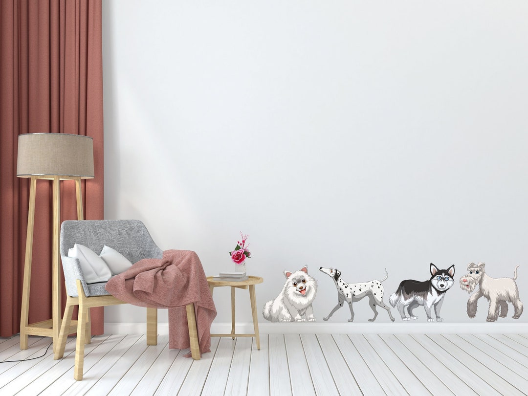 Dog Wall Decals, Grooming Wall Decor, Veterinary Decals, Pet Lover Gift ...