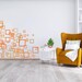 Squares Wall Decal, Square Wall Sticker Office Decor, Geometric Wall ...