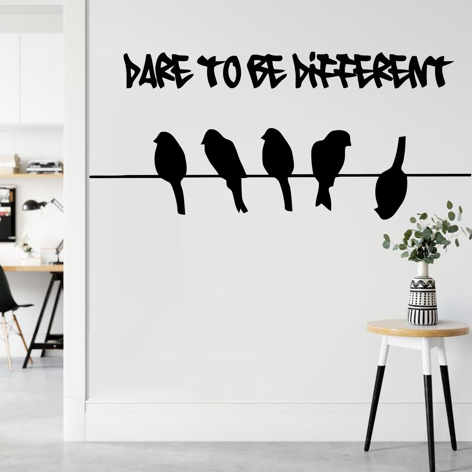 Dare to Be Different Inspiration Quote Wall Decal Stickers - Etsy