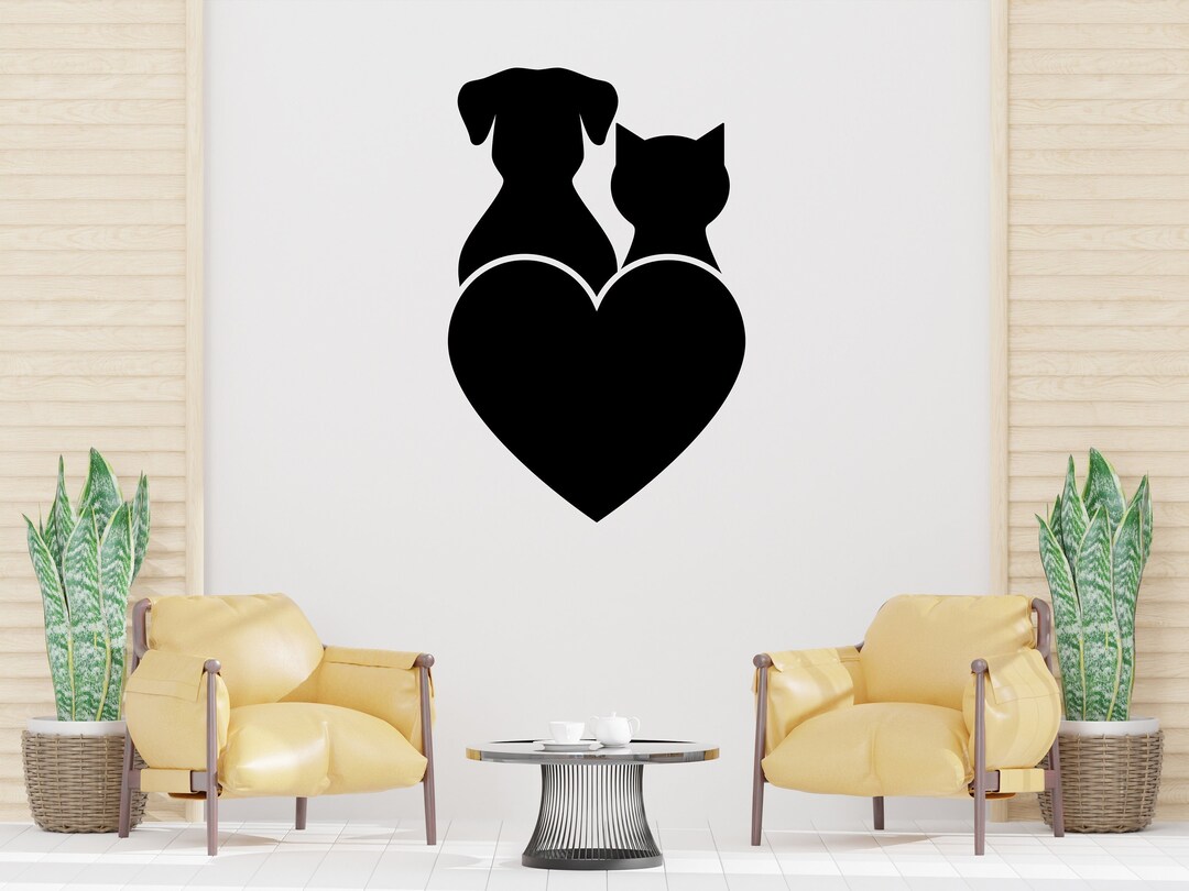 Dog Cat Wall Decals, Grooming Wall Decor, Veterinary Decals, Pet Lover ...