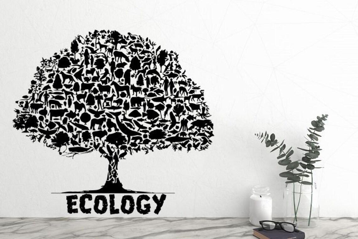 Ecology Wall Art Decor Biodiversity Wall Decal Wild Life - Etsy