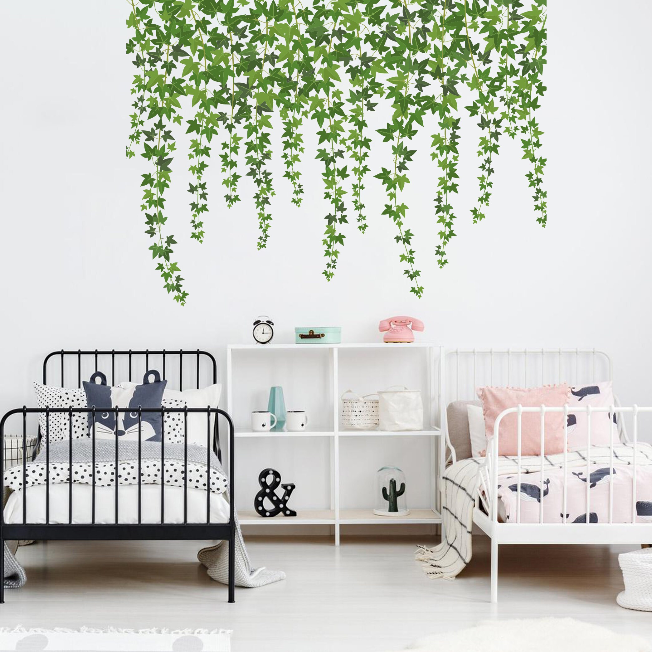 Ivy Plants Leaf Hanging Wall Vinyl Sticker Decal Botanical | Etsy