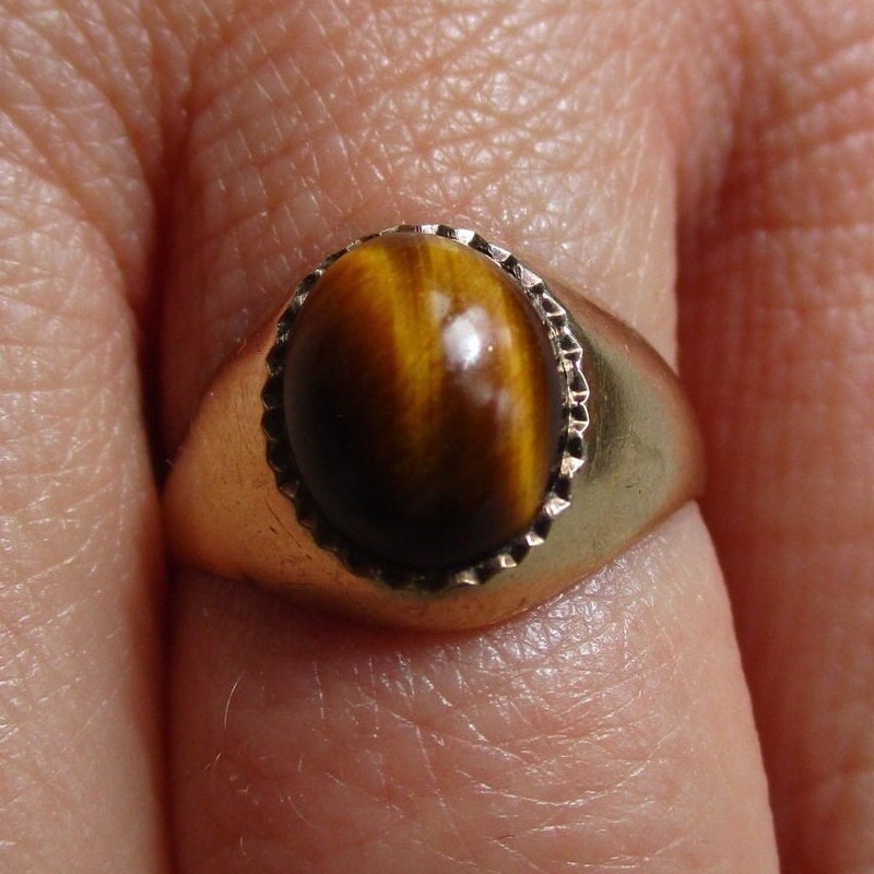 Antique Tiger Eye - Etsy