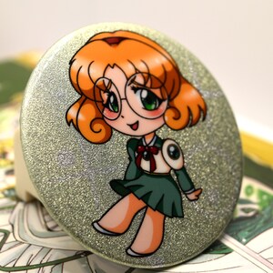 Magic Knight Rayearth Chibi Glitter Button (hikaru, Umi and Fuu) - Etsy