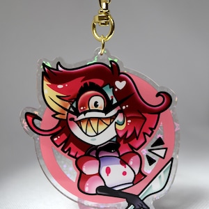 Hazbin Hotel Keychains - Adam / Cherri Bomb / Niffty / Vaggie ...