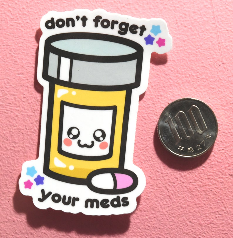 Medication Reminder Decal - Etsy