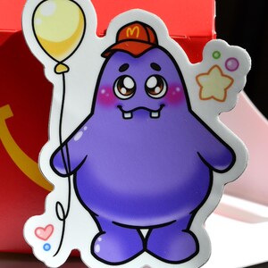 Baby Grimace Decal - Etsy