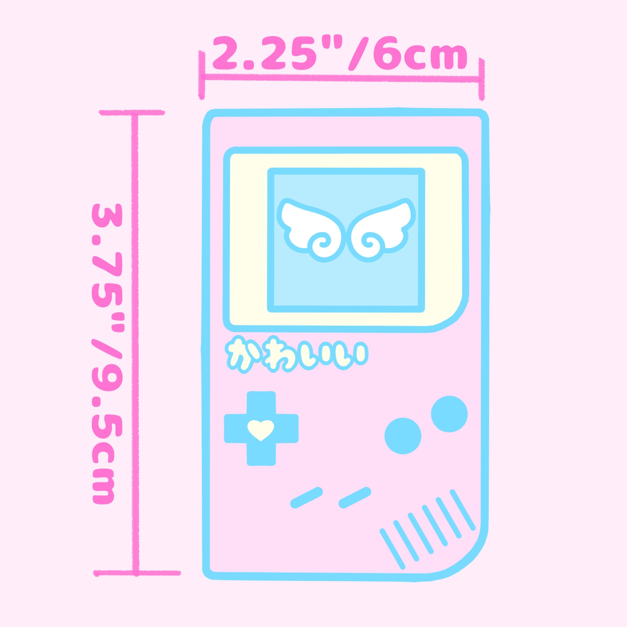 Game Boy Sticker Vinyl Pastel Kawaii - Etsy