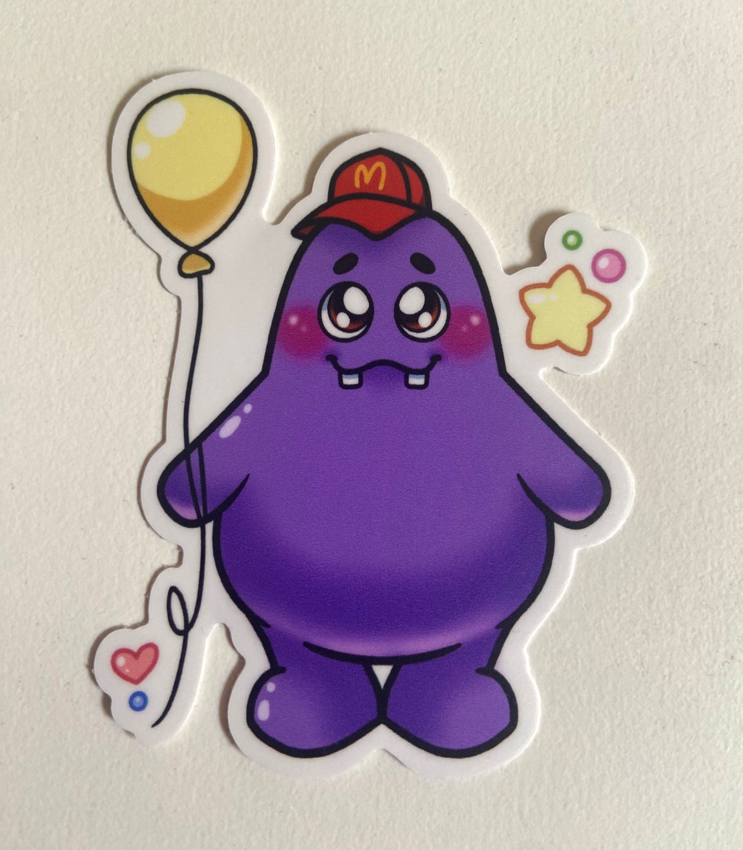 Baby Grimace Decal - Etsy