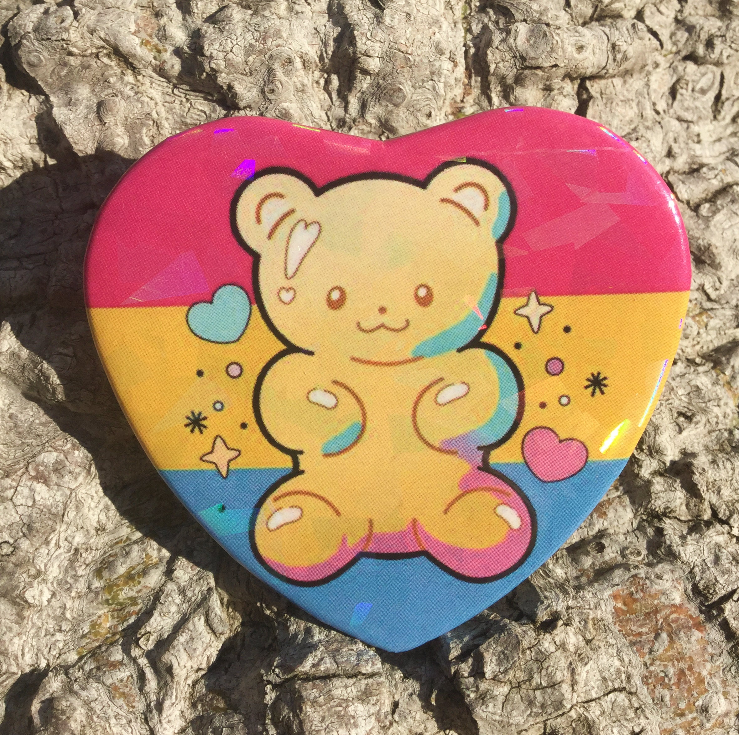 LGBTQ Pride Pins Iridescent Gummi Bear Flags - Etsy UK